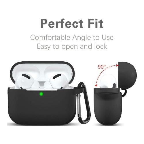 Black Silicone AirPods Pro Case | SaharaCase – Sahara Case LLC